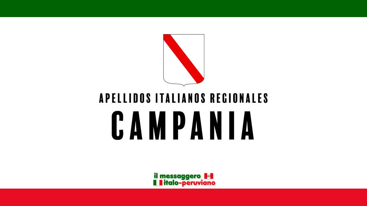 Apellidos italianos más comunes en la región Campania