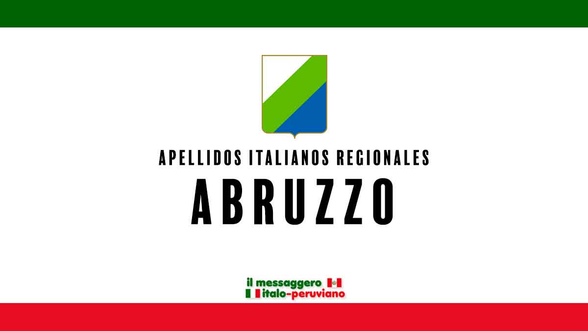 Apellidos De Los Abruzos 1ª Presentación Grupo 16 | Genially